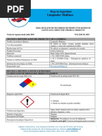 6 - Ficha de Seguridad CLORO (Sga) | PDF