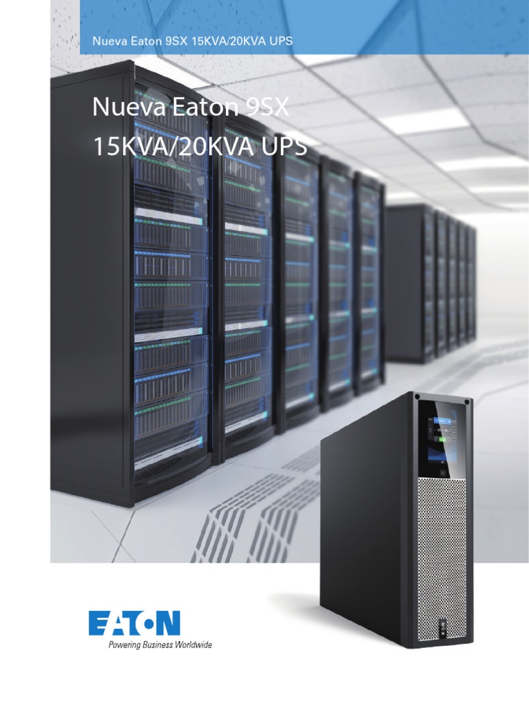 UPS Eaton 9SX 15-20KVA Brochure ES | PDF | Informática | Ingenieria ...
