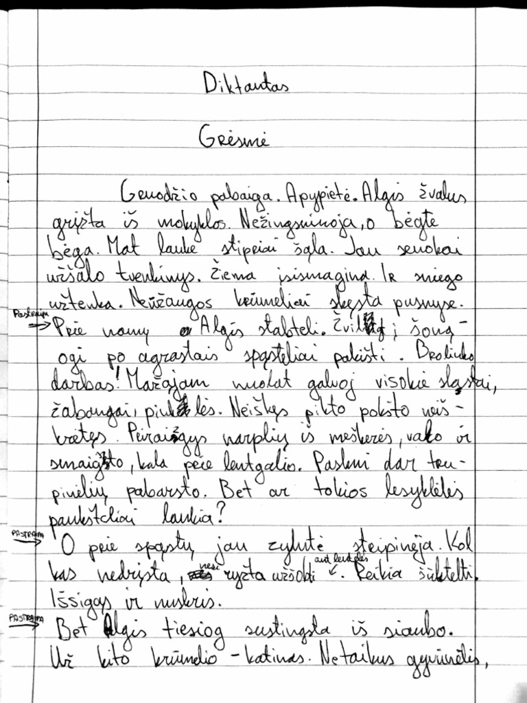 Diktantas | PDF