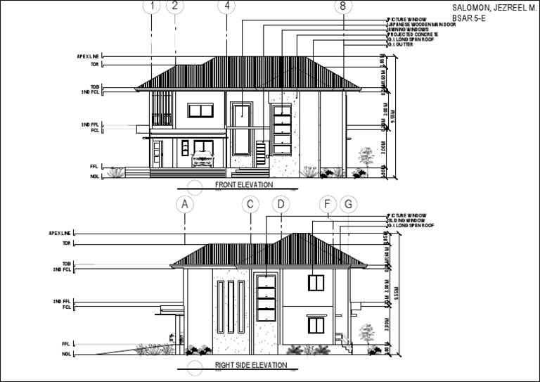 Jez Elev 1 | PDF | Architectural Elements | Building Engineering
