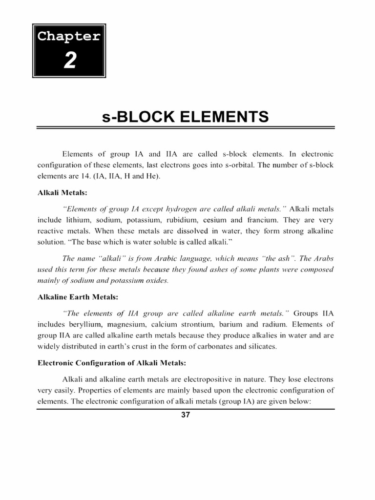 Chapter 2 Chemistry Notes 12th Class Pdf