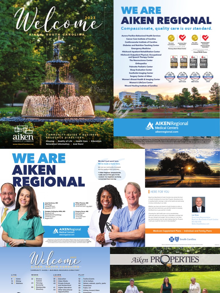 Welcome Aiken Community Guide 2023 | PDF | Cost Of Living | Hospital