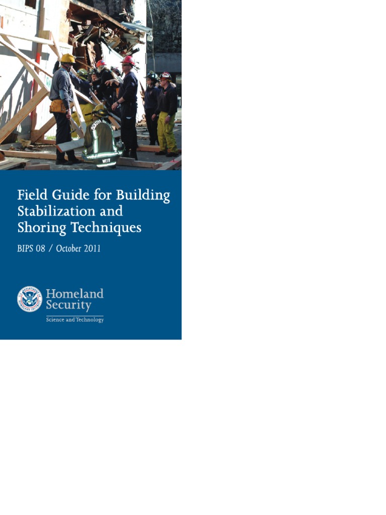DHS Field Guide For Building Stabilization and Shoring Techniques | PDF ...