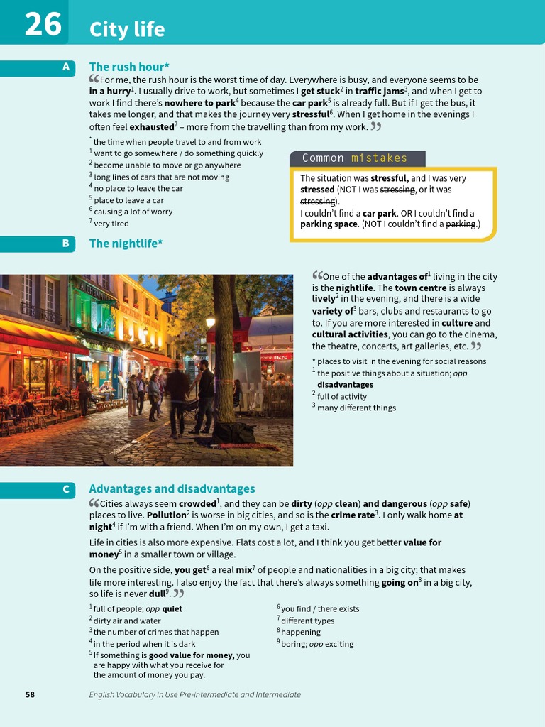 English Vocabulary in Use Pre Intermediate and Intermediate Book 3 | PDF