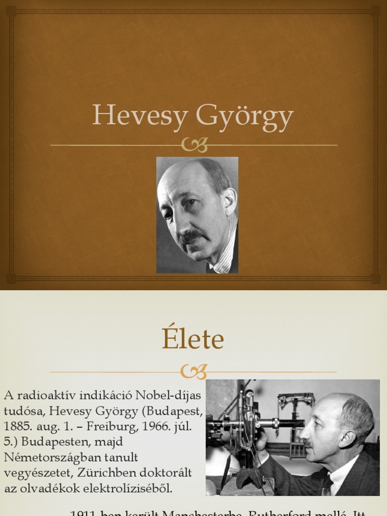 Hevesi György Élete És Pályafutása | PDF