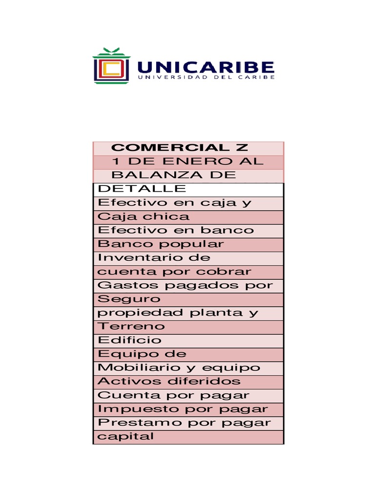 Balanza de Comprobacion | PDF