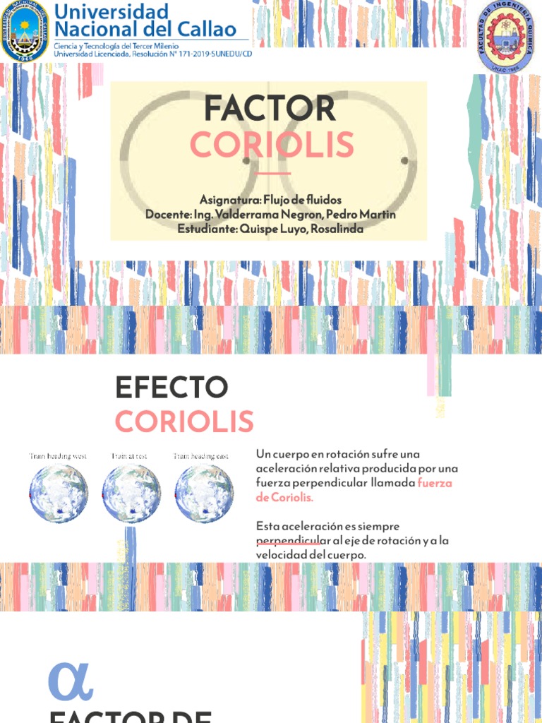 Coriolis | PDF | Velocidad | Mecánica de fluidos