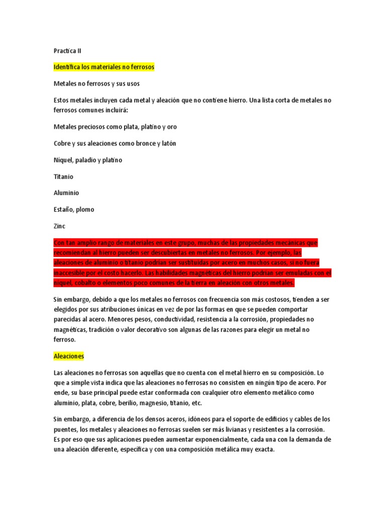 Practica II | Descargar gratis PDF | Acero | Hierro fundido