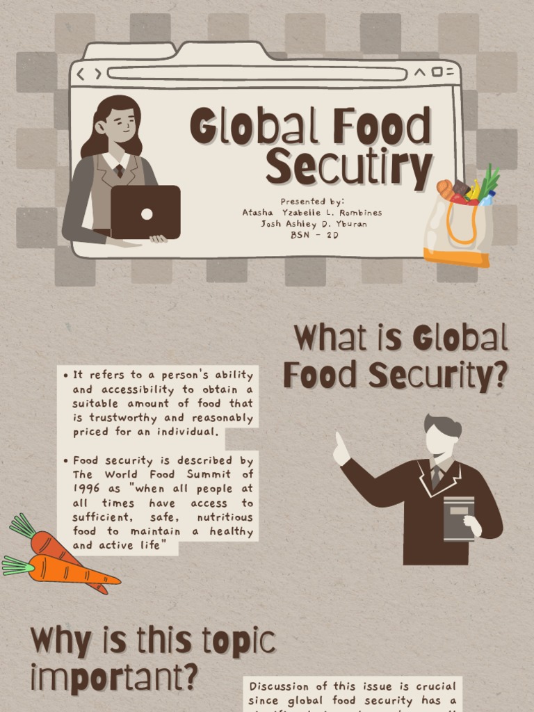 Global Food Security | PDF | Food Security | Millennium Development Goals