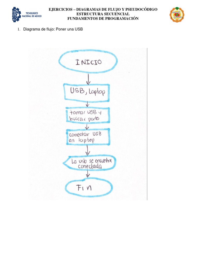 Ejer.1. - DF y Pseudocodigo (5) - Secuenciales | PDF | Algoritmos | Presupuesto