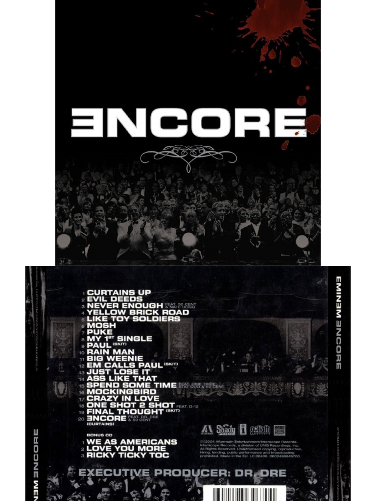 Eminem - Encore (Collector's Edition) (Booklet) | PDF