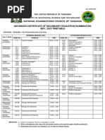 2025 Revised Kjsea Timetable | PDF