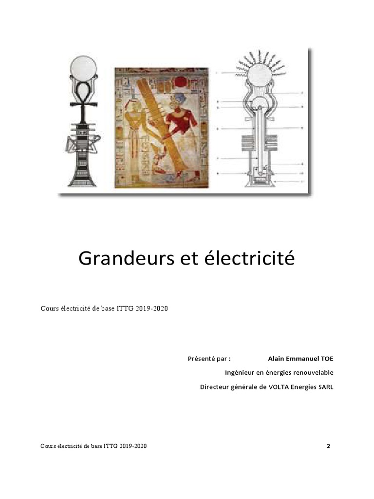 Introduction à l'électricité et ses principes | PDF | Courant ...