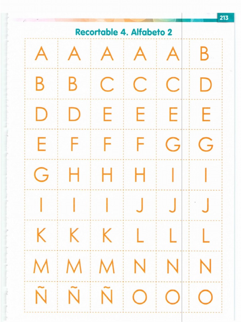 Alfabeto Recortable | PDF