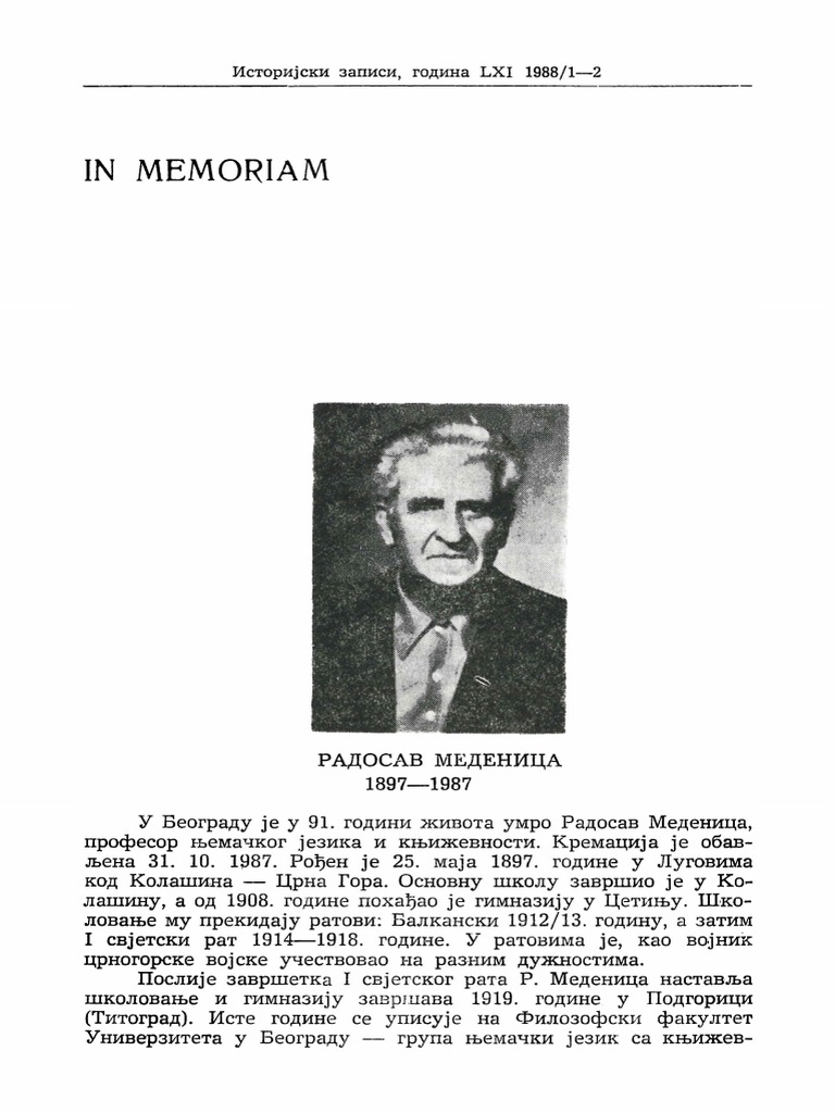 Radosav Medenica Novica RAKOCEVIC | PDF