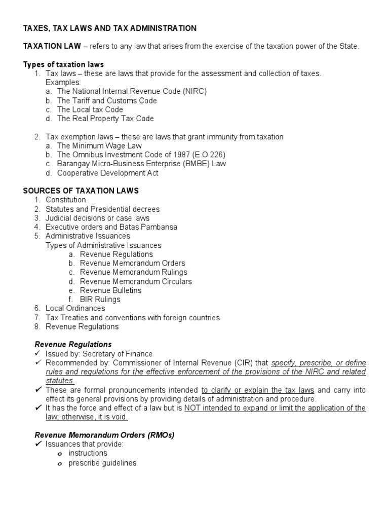 Income Tax 02 Taxes, Tax Laws and Administration | PDF | Taxes ... Income Tax 02 Taxes, Tax Laws and Administration | PDF | Taxes ...