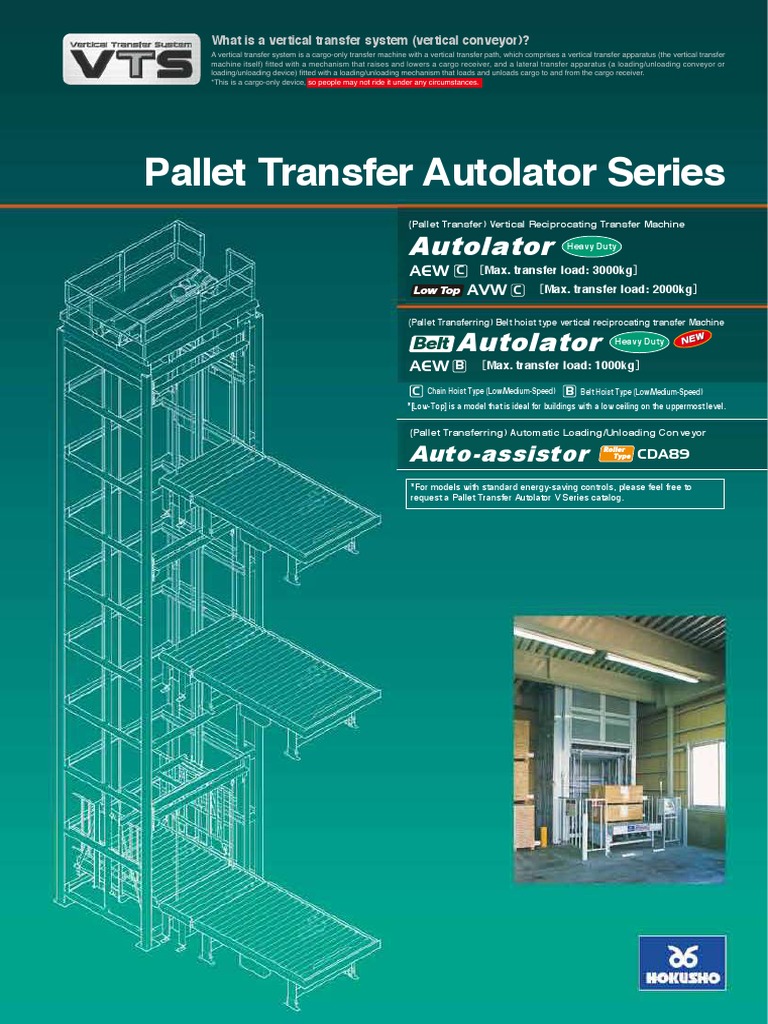 Vertical Transfer System Overview | PDF | Elevator | Pallet