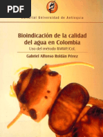 Método BMWP/Col. para Calidad de Agua | PDF | Ciencias de la Tierra