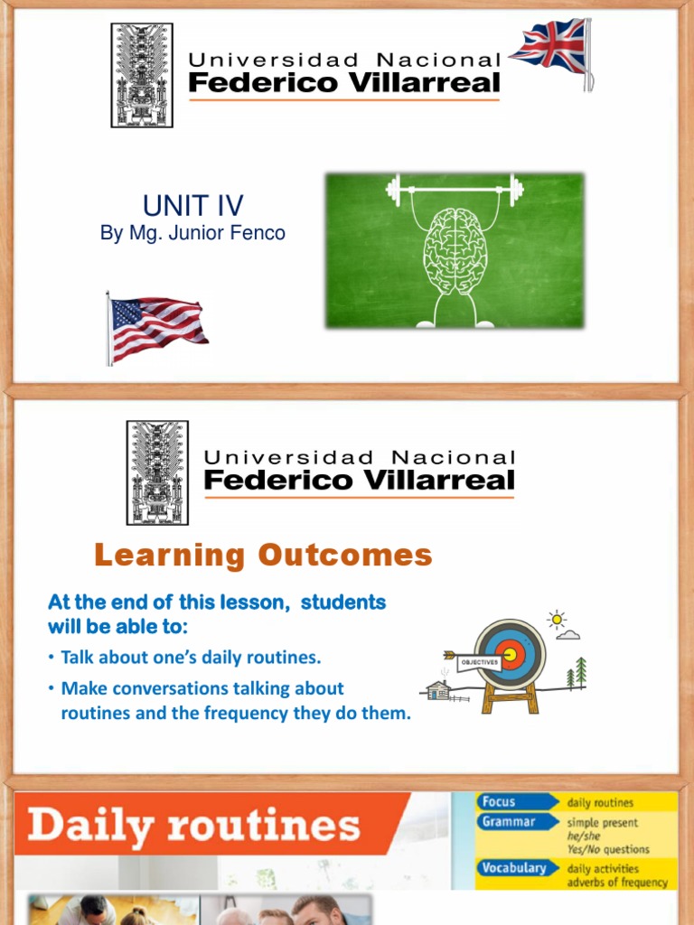 Unfv Unit IV - Ingles II - Ss | PDF | Adverb | Lunch Unfv Unit IV - Ingles II - Ss | PDF | Adverb | Lunch