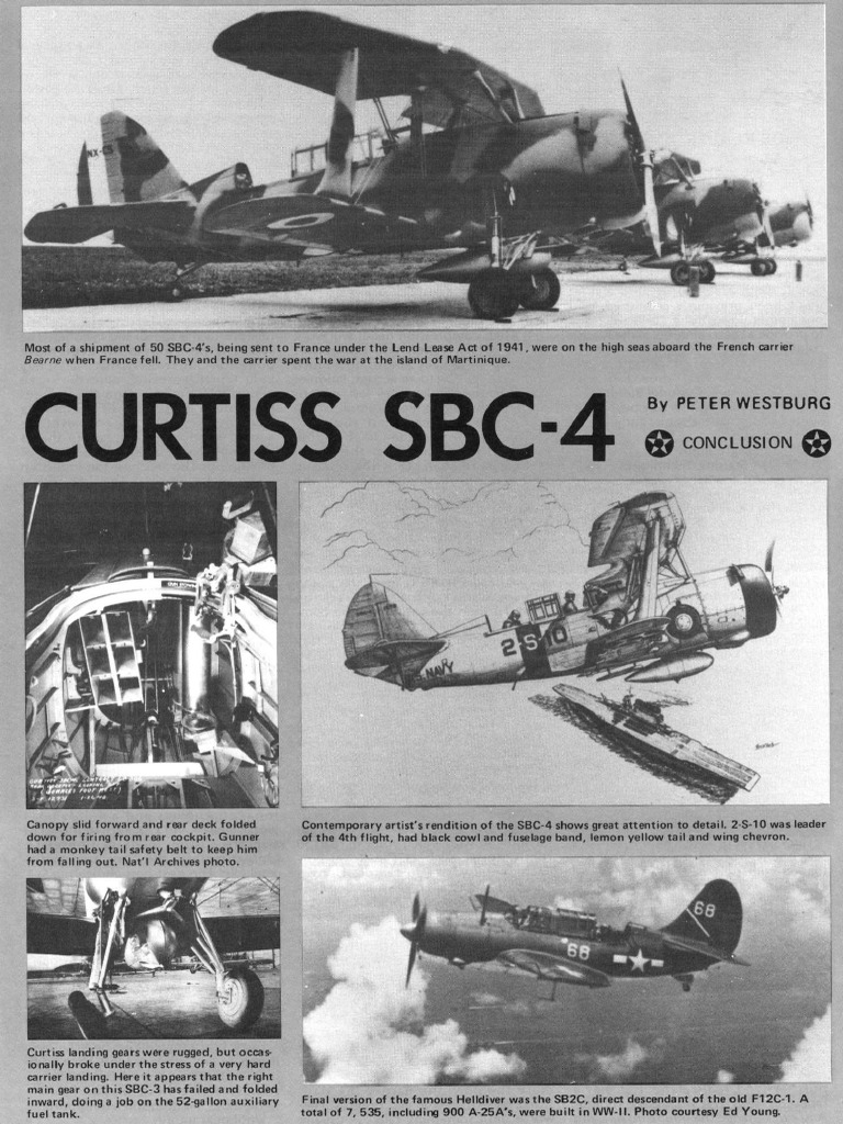 Aircraft Described. Curtis SBC-4 Part Two. Model Builder January 1981 | PDF