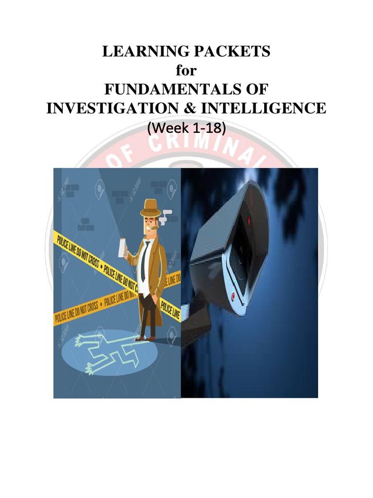 CDI 1 Module | PDF | Forensic Science | Crime Scene