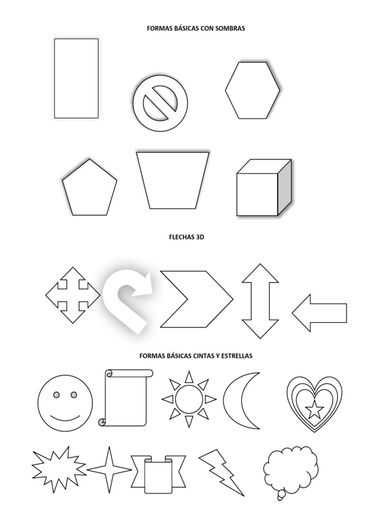 Formas Básicas Con Sombras | PDF