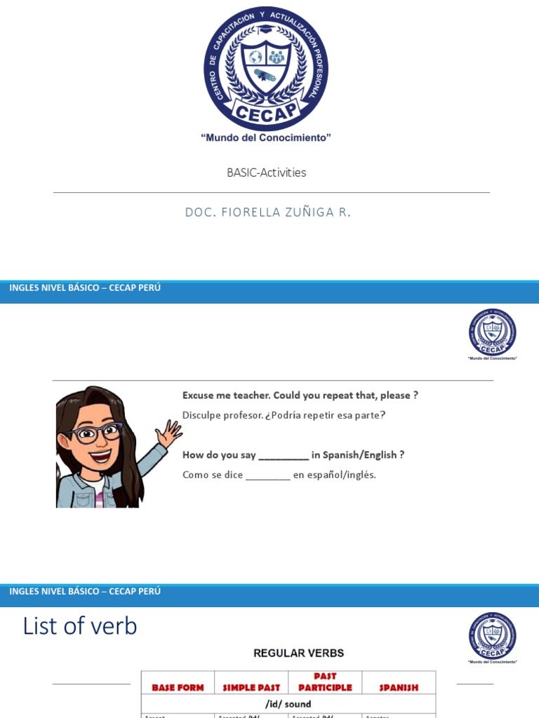 Clase 3 - Verb+Ing - Food - Simple Present | PDF | Linguistics | Syntax