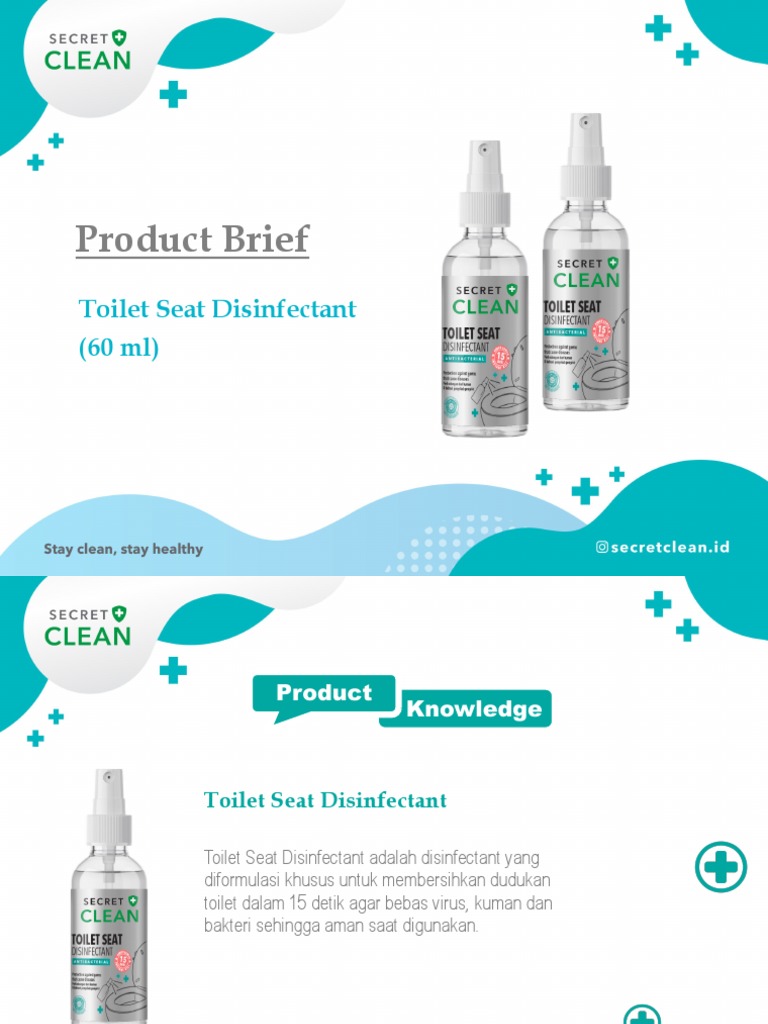 Brief KOL - Toilet Seat Disinfectant 60 ML | PDF