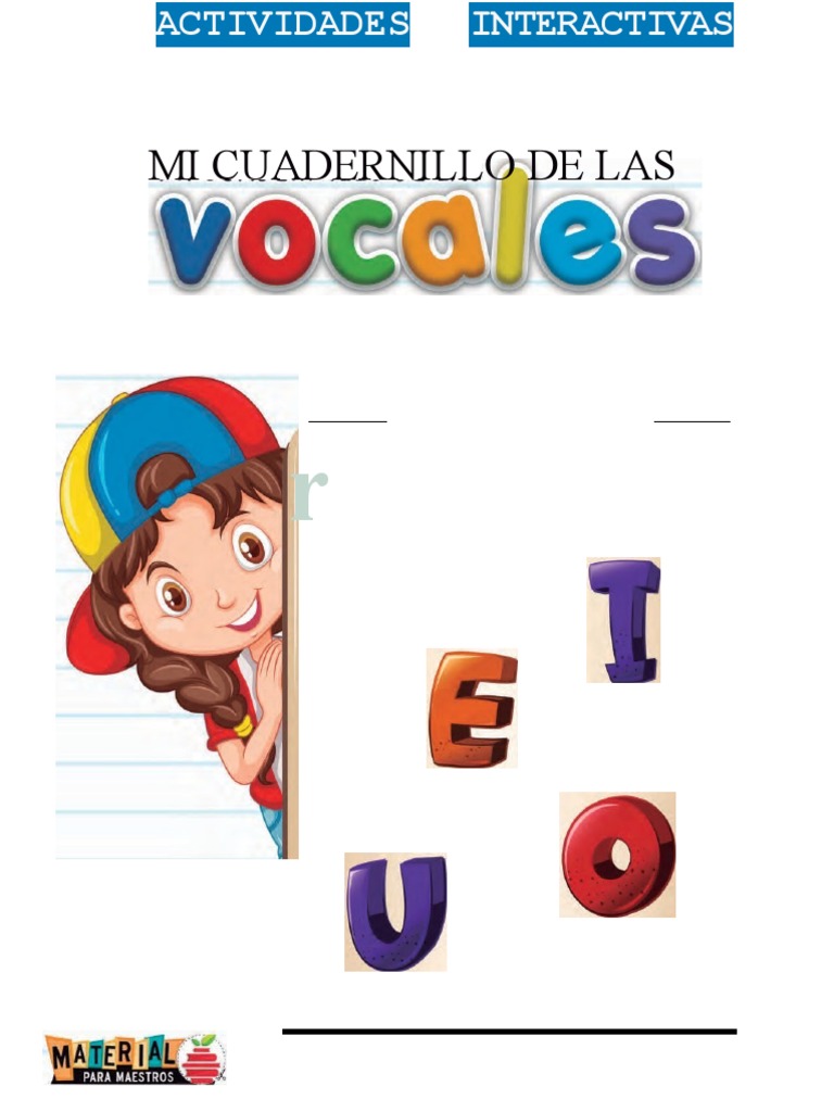 Cuadernillo de Las Vocales - DIGITAL | PDF