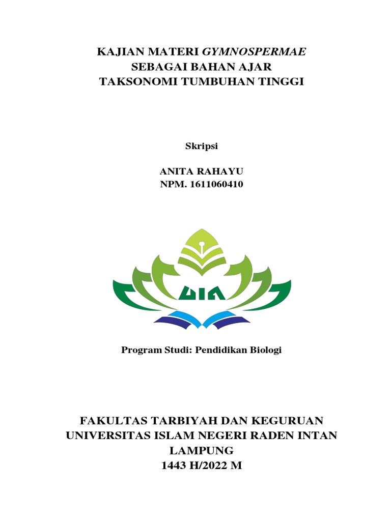 Cover Bab 1, Bab 2, Dapus | PDF