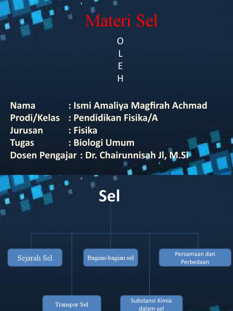 Tugas 1 Biologi Materi Sel | PDF | Ilmu Sosial | Sains & Matematika