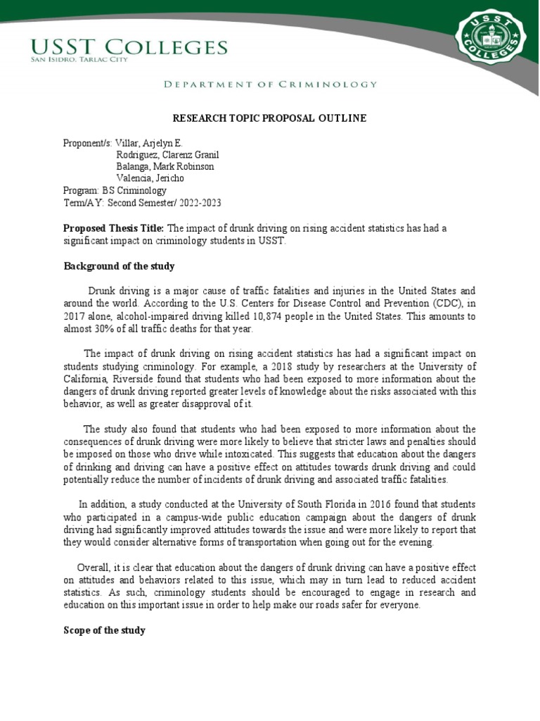 Topic Proposal Template | PDF | Survey Methodology | Methodology