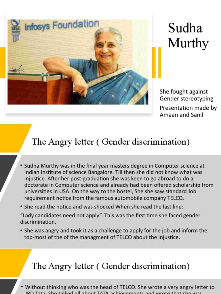 Sudha Murthy | PDF