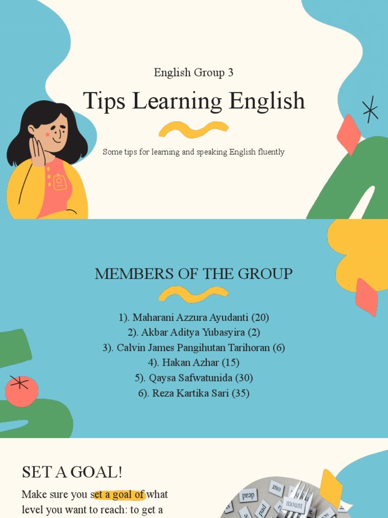 Tips for Learning English Fluently | PDF | English Language | Vocabulary