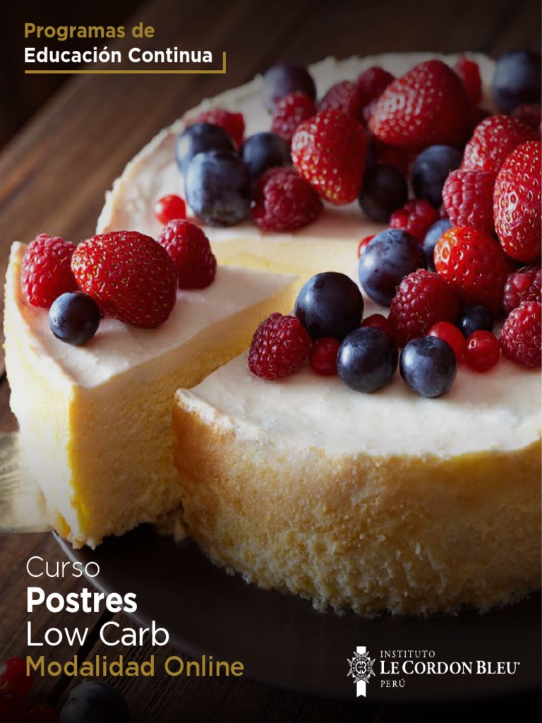 Postres Low Carb | PDF | Postres | Chocolate