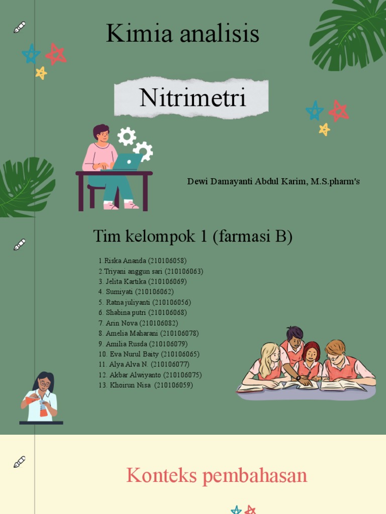 Analisis Kimia Melalui Metode Nitrimetri | PDF