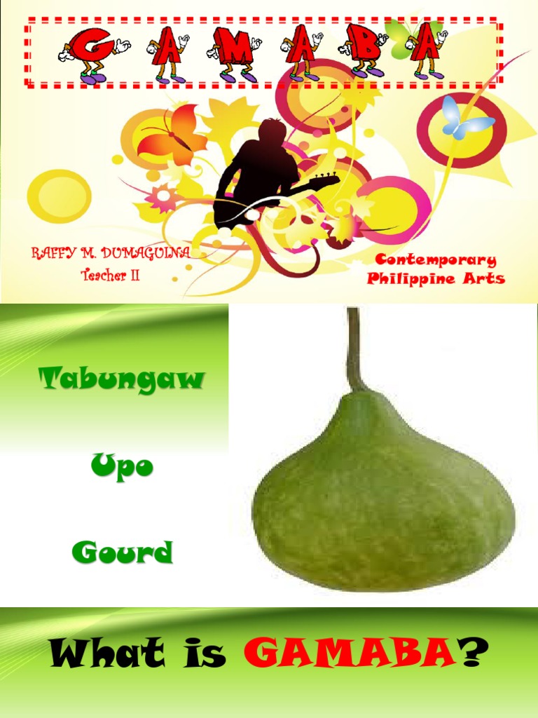 Gamaba | PDF | Weaving | Philippines