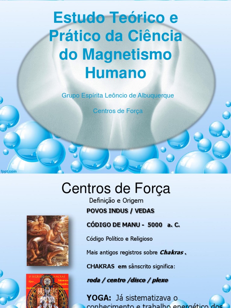 Estudo Teórico e Prático Da Ciência Do Magnetismo Humano - Centros de ...