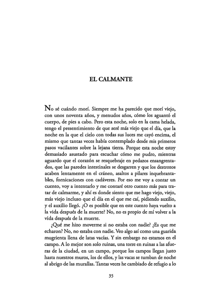 El Calmante - Beckett | PDF
