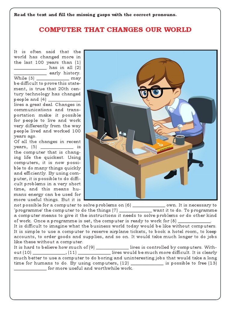 Teks Untuk Noun and Pronoun | PDF | Games & Activities | Computers