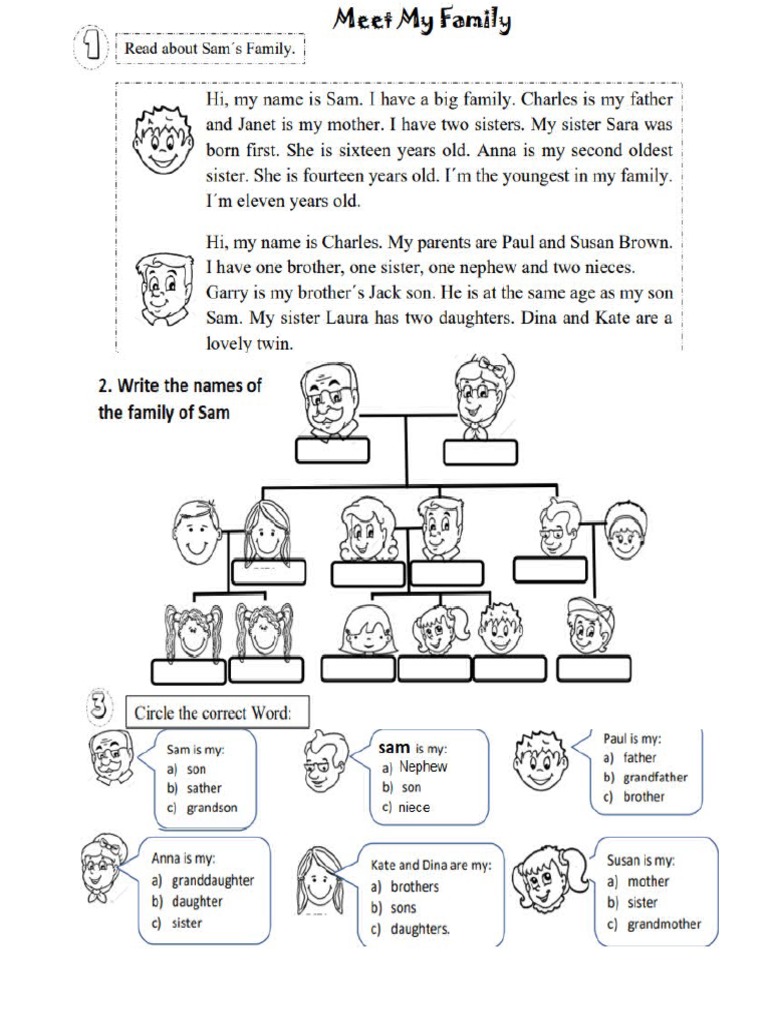 Ficha Familia Lectura....... | PDF