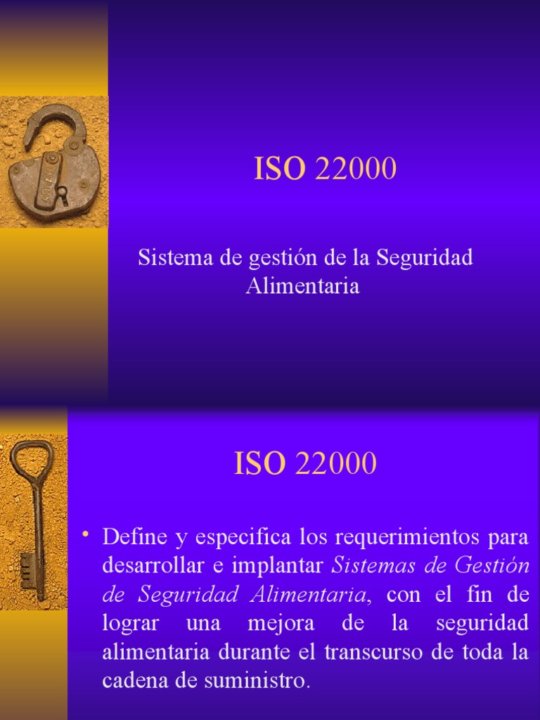 Iso 22000 | PDF | Análisis de Riesgo y Puntos Críticos de Control ...