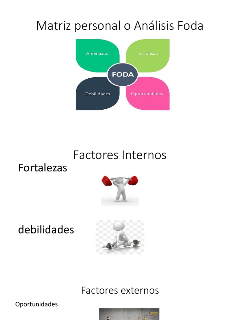 Matriz Personal o Análisis Foda Semana 2 PDF | PDF | Análisis FODA ...