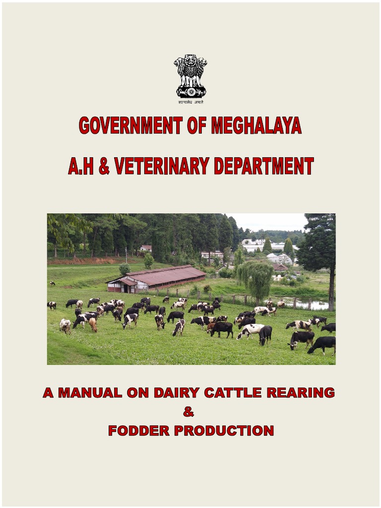 Dairy Manual English Pdf Dairy Cattle Cattle