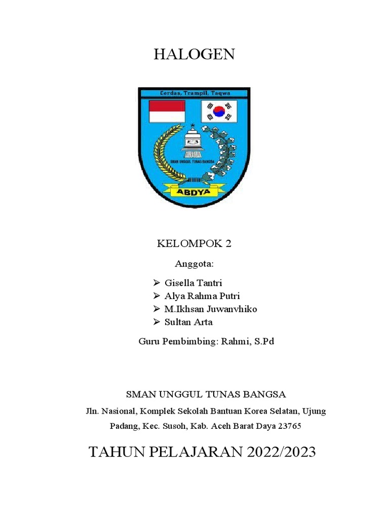 Unsur Halogen dalam Kimia | PDF