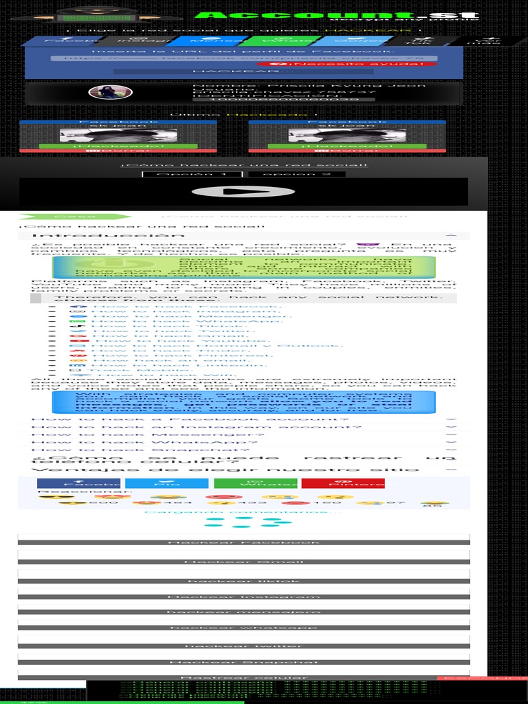 Como Hackear Una Red Social ? APRENDE CÓMO AQU 2 | PDF | Seguridad | La seguridad informática