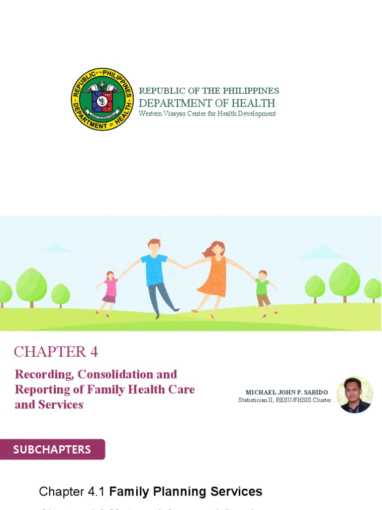 Chapter 4.1 Family Planning Services 2022 | PDF | Family Planning ...