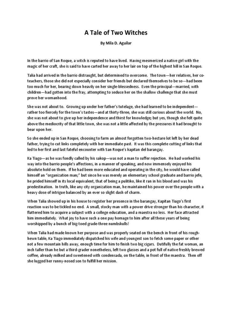 A Tale of Two Witches | PDF