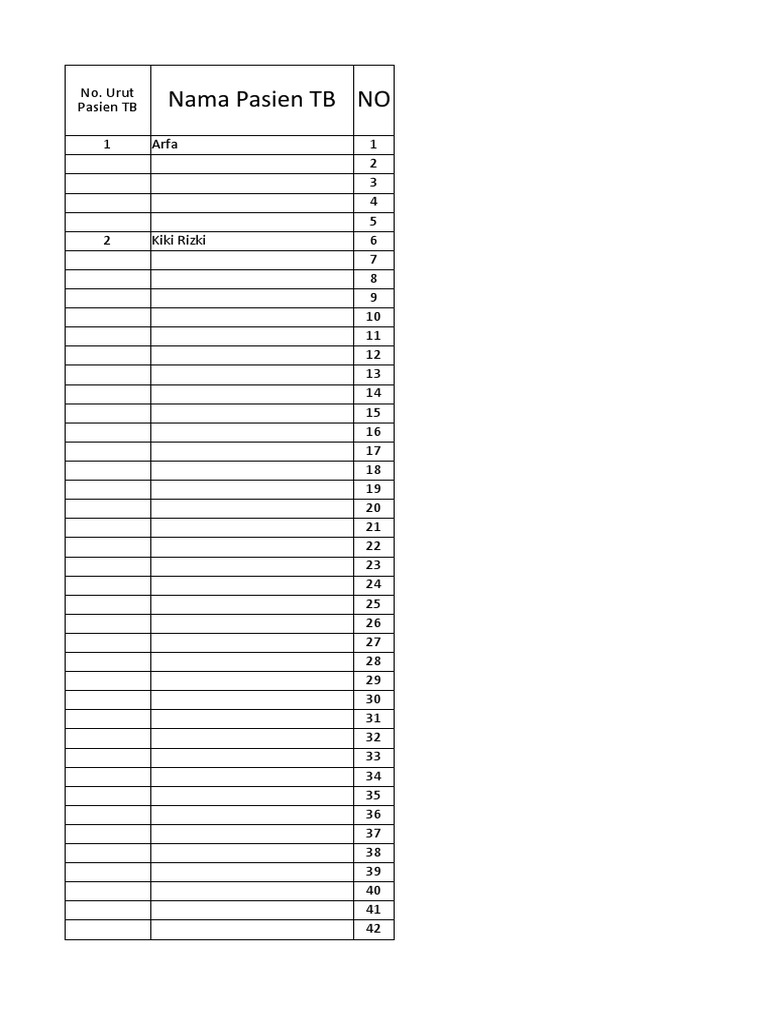 BNBA Skrining TB 2022 IYUS | PDF