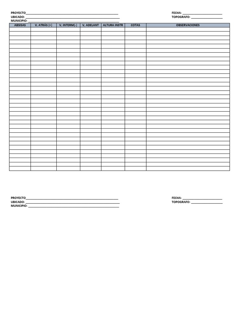 Cartera Topografica 1 | PDF